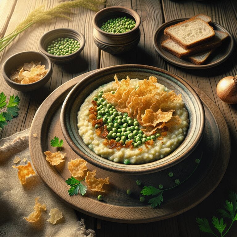 Žirnių košės su spirgučiais receptas tradicinei vakarienei - Zibainis.lt