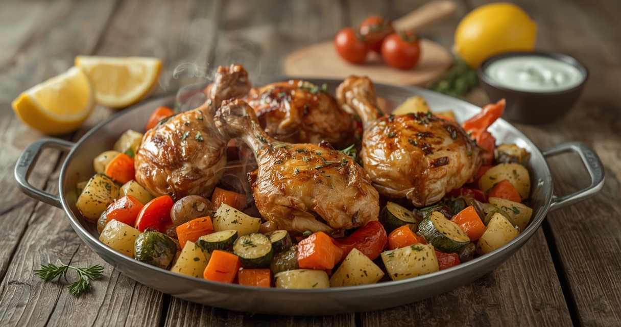 Vištienos receptas su daržovėmis orkaitėje šeimos vakarienei - Zibainis.lt